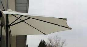 Chomik Balkónový slunečník ke stěně Gaoma 270 cm, šedý