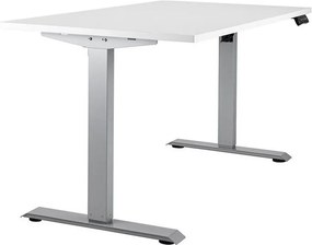 Antares Elektricky výškově nastavitelný stůl SILENT — bílý, deska 138x80 bílá