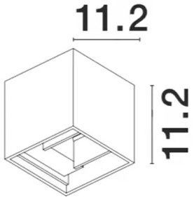 Venkovní LED svítidlo Como 11.2 bílé