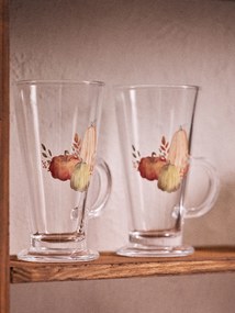 Sinsay - Hrníčky s podzimním motivem, 2 ks - bílá