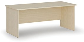 Kancelářský psací stůl rovný PRIMO WOOD, 1800 x 800 mm, dub přírodní