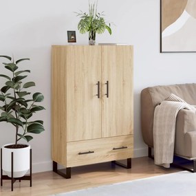 vidaXL Skříň highboard 69,5 x 31 x 115 cm kompozitní dřevo [828265] Barva: šedá sonoma