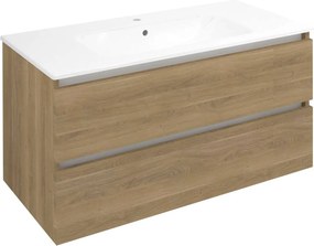 Sapho Ezara - Umyvadlová skříňka, 100x46x52 cm, 2 zásuvky, dub Cuneo EZ101-2525