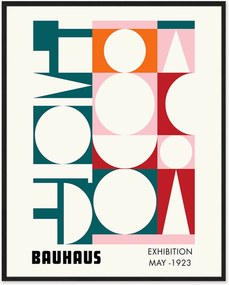 Zarámovaný digitální tisk Bauhaus Exhibition May 1923