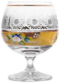 Bohemia Crystal Ručně broušené sklenice na brandy 250ml (set po 6ks)