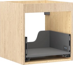 Mexen Box-A, závěsná skříňka 45 cm, 1 zásuvka, dub, 91AX0-0450-470-1-81