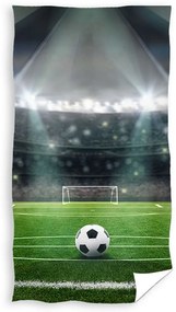 Carbotex DĚTSKÝ BAVLNĚNÝ RUČNÍK FOOTBALL 70X140 CM VZOROVANÁ