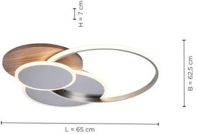 Paul Neuhaus 8328-79 - LED Stmívatelné stropní svítidlo PALMA LED/50W/230V + DO