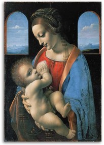 Gario Obraz na plátně Madonna litta - Leonardo da Vinci reprodukce Rozměry: 40 x 60 cm