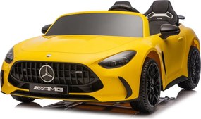 LEAN CARS Elektrické autíčko Mercedes GT63 AMG DK-GT63 24V LCD žluté