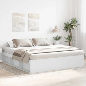Rám postele bílý 180 x 200 cm Super King Size 3203880