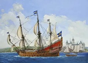 Revell 05414 Swedish Regal Warship VASA / Plastikový model / 1:150