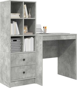 Stůl Betonově šedá 115,5 x 50 x 127 cm 2 ks 3337348