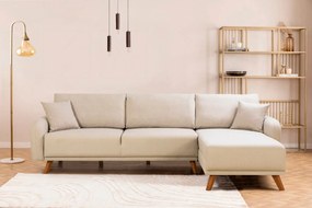 Hanah home Rohová pohovka HERA krémová pravá 297 cm 867UNQ1943
