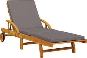 Zahradní lehátka 2 ks s poduškami 200x68x83 cm masivní akácie 3206373