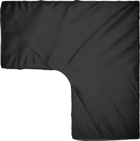 Plachta na zahradní nábytek tvar L 12 oček 185 x 185 x 90 cm 319314
