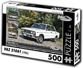 Puzzle retro-auta puzzle č. 26 vaz 21061 (1986) 500 dílků