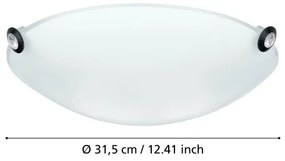 Eglo 93624 - LED stropní svítidlo CAFIERA LED/12W/230V
