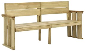 vidaXL Zahradní lavice 172 cm impregnované borové dřevo