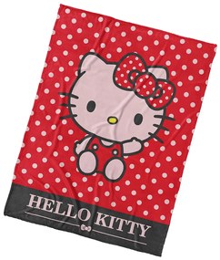 Dětská deka Hello Kitty Red 150x200 cm 2.jakost