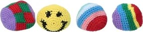 Hakysák míček footbag háčkovaný / Míček na hakysák / textilní / 6 cm /