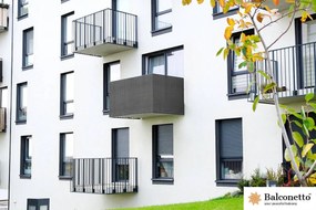 Bestent Balkonová zástěna 1x5m 90% Balcone Dark Grey