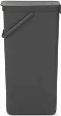 Brabantia Sort  Go Odpadkový koš 40 L tmavě šedá / s rukojetí / plast