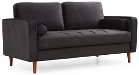 Designová sedačka Jarmaine 175 cm černá