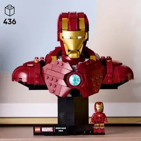 LEGO® Marvel 76327 Busta Iron Man MK4 / Počet dílků: 436 / od 18 let