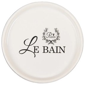 Keramická kulatá mýdlenka Le Bain - Ø 12*3 cm