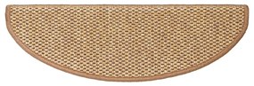 vidaXL Marketos Samolepicí nášlapy na schody vzhled sisal 15 ks 65x21x4cm sisal