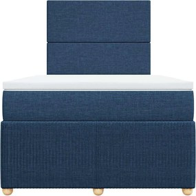 Box spring postel s matrací černá 120x190 cm textil 3294294