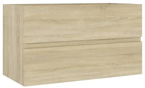 vidaXL Skříňka pod umyvadlo dub sonoma 80 x 38,5 x 45 cm dřevotříska