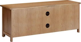 TV stolek 110 x 35 x 44 cm masivní dubové dřevo 327435