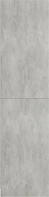 vidaXL Šatní skříň 100 x 50 x 200 cm dřevotříska [800229] Barva: šedá sonoma