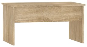 Konferenční stolek dub sonoma 80x50,5x41,5 cm kompozitní dřevo - Default Title