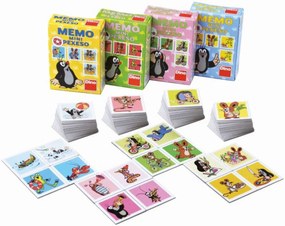 DINO Hra pexeso memo mini Krtek (Krteček) 4 druhy *SPOLEČENSKÉ HRY* dn601079