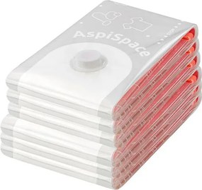 Sada 6 ks vakuových úložných pytlů Compactor Bag Aspispace M 70 l + L 120 l
