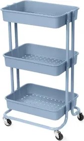 Compactor Grena Koupelnový vozík s kolečky - 3 police modrý / 43 x 34.