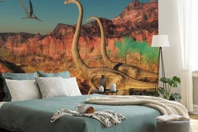 Samolepící tapeta svět dinosaurů - 225x150 cm