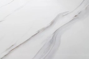 Keramický konferenční stolek Zephyra 130 cm bílý