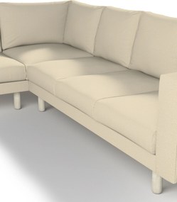 Potah na pohovku IKEA Norsborg rohová 5-místná barva béžová látka pletený vzor