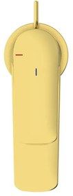 Ideal Standard Connect Air - Umyvadlová baterie Slim Piccolo s BlueStart s odtokovou garniturou, kartáčovaná zlatá A7017A2