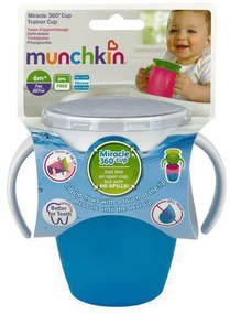 Munchkin Juniorský netekoucí hrneček 360°s oušky 207 ml Munchkin Modrá