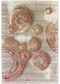 Koberce Breno Kusový koberec ZOYA 154/Q01X, Béžová, Vícebarevné, 120 x 180 cm