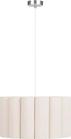 Béžové lněné závěsné svítidlo ø 45 cm Watton – House Nordic
