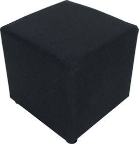Taburet, látka Twist, tmavě šedá, REGOR
