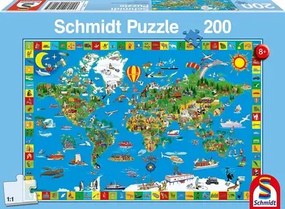 SCHMIDT Puzzle Tvůj úžasný svět / 200 dílků / 43,2 × 29,1 cm