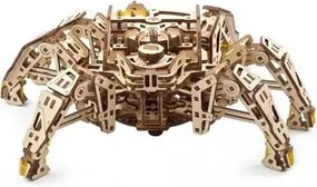 Ugears 3D dřevěné mechanické puzzle Šestinohý průzkumník (hexapod) / o