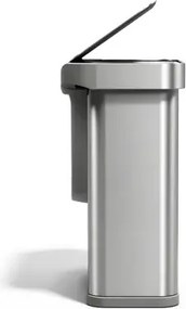 Simplehuman DUAL SENSOR nerez / Odpadkový koš / Bezdotykový / Hlasové